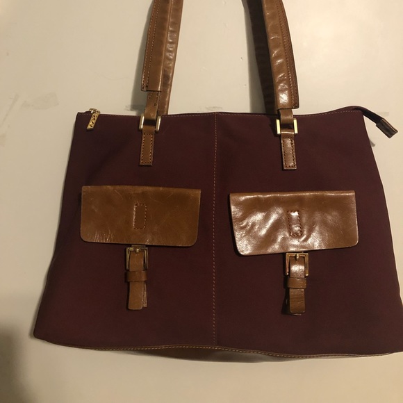 Maxx New York | Bags | Pretty Maroon Tote By Maxx New York | Poshmark